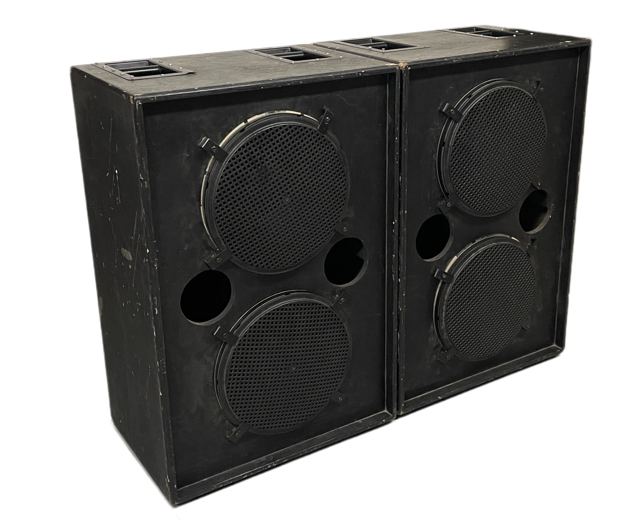 2x Subwoofer subbas baslådor högtalare PA 4x 15.. | Köp på Tradera ...