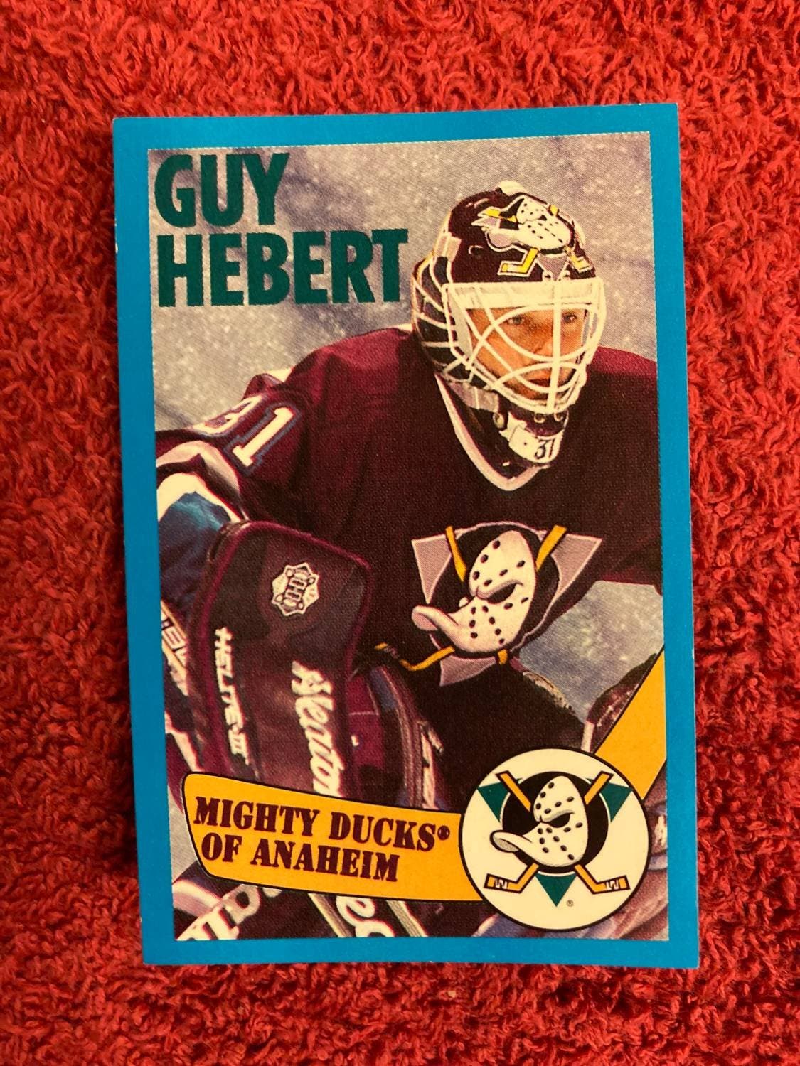 GUY HEBERT - MIGHTY DUCKS OF ANAHEIM - NHL HOCK.. | Köp på Tradera ...