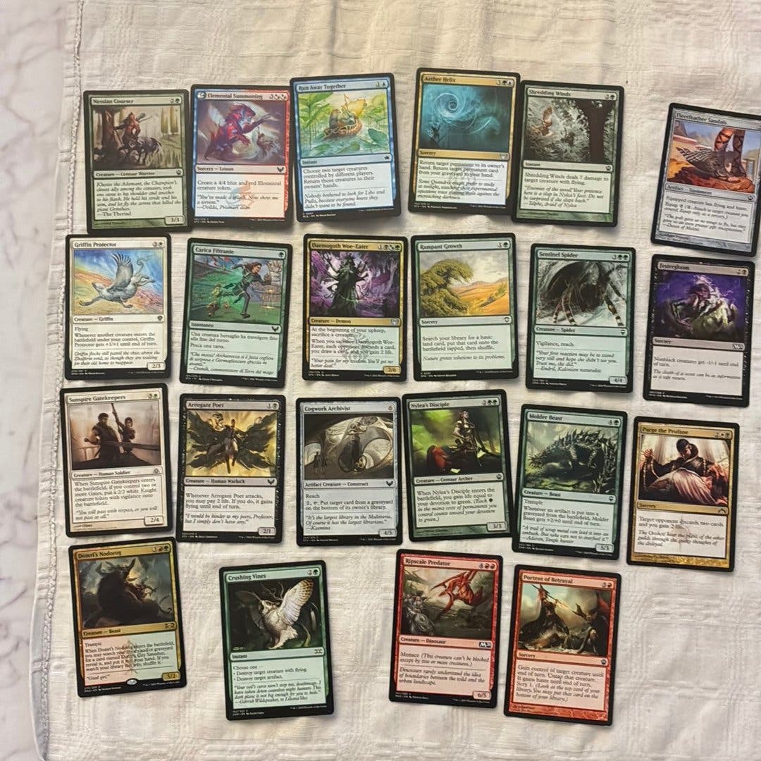 Magic The Gathering. 22 kort i bra skick | Köp på Tradera (690430926)