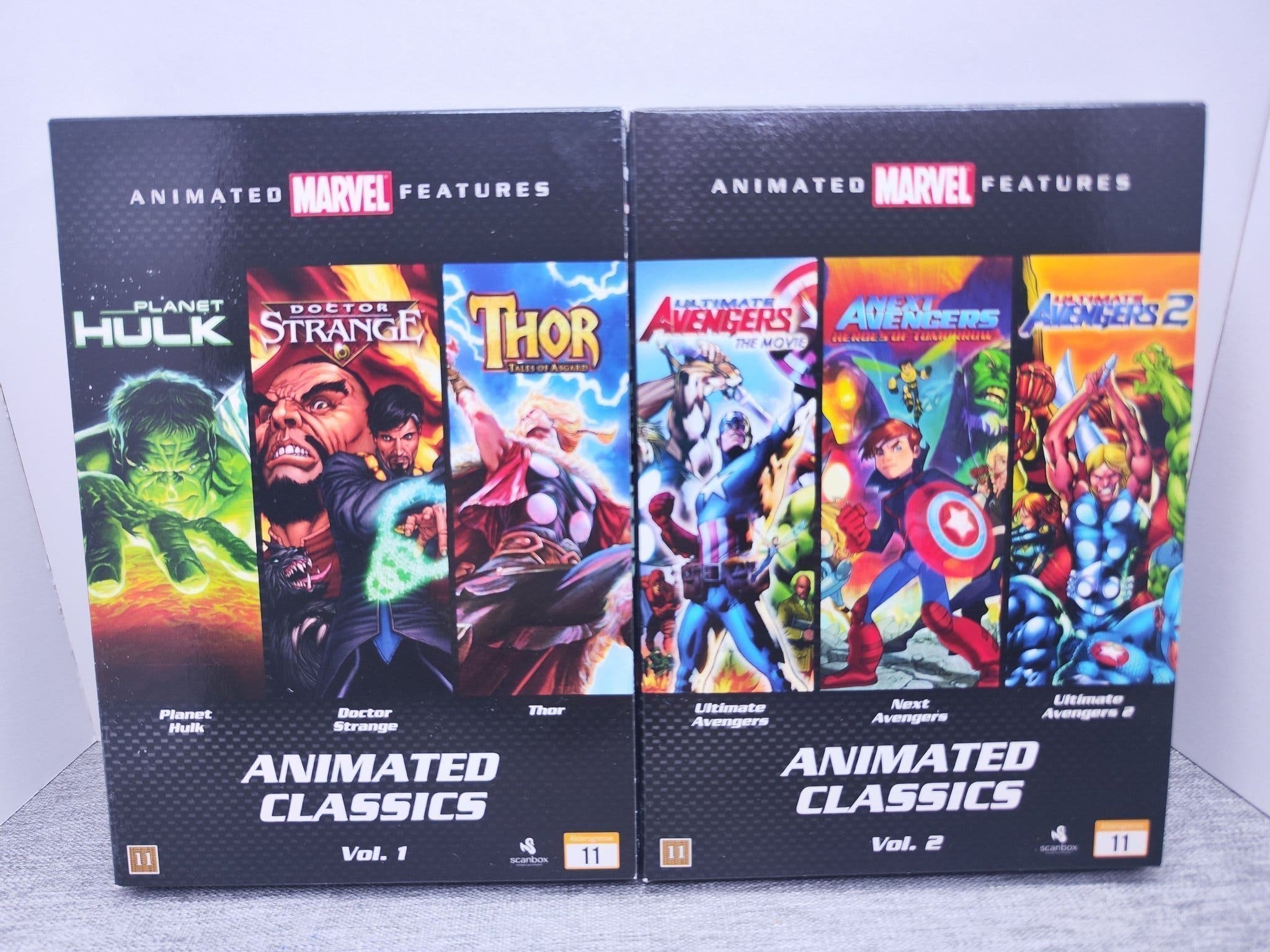 Marvel Animated Classics Vol. 1 & 2 DVD | Köp på Tradera (650878910)