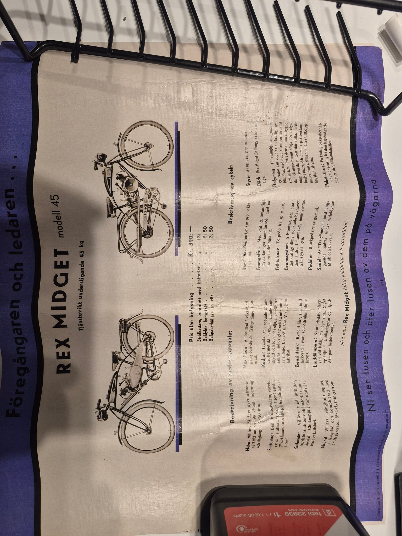 REX MIDGET Modell 45 - Reklamaffisch | Köp på Tradera (708648798)