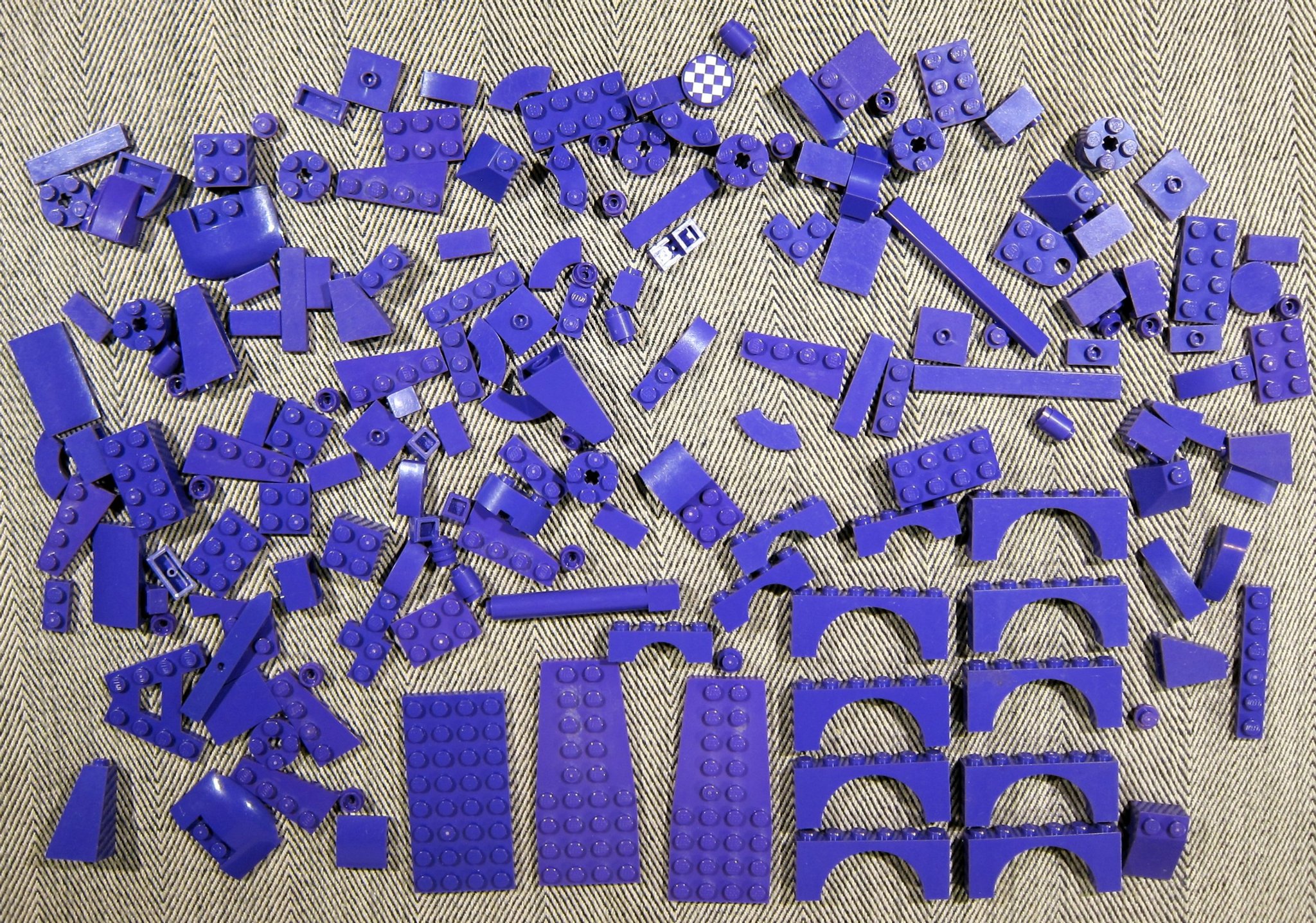 LEGO Lila Dark Purple Friends bas tile plattor .. | Köp på Tradera ...