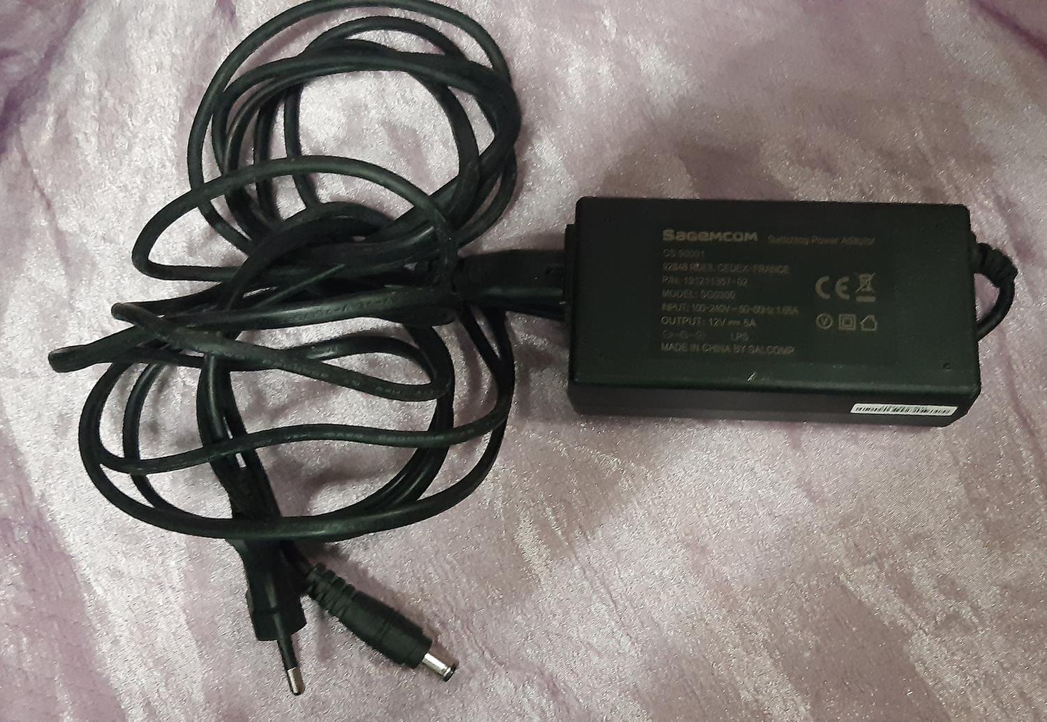 Original SAGEMCOM CS 50001 Switching Power Adap.. | Köp på Tradera ...