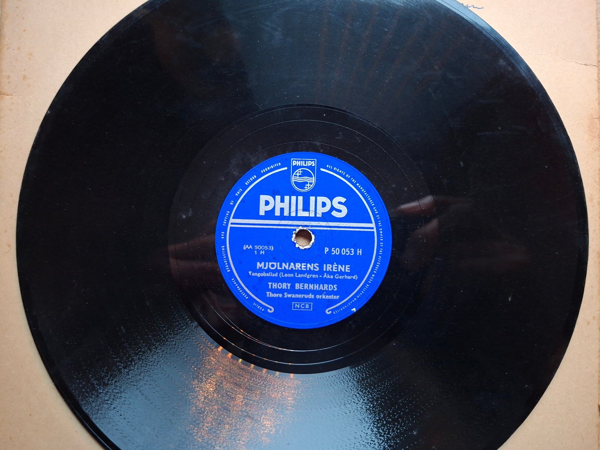 Thory Bernhards. 1 st. 78 varvs Stenkaka. Phili.. | Köp på Tradera ...