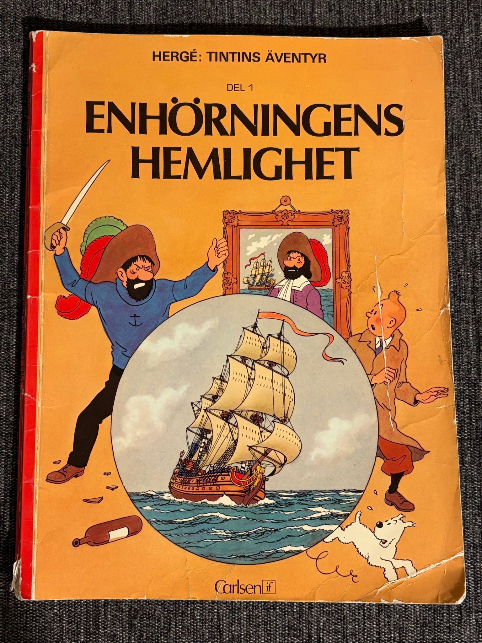 Tintin Tintins äventyr Enhörningens Hemlighet C.. | Köp på Tradera ...