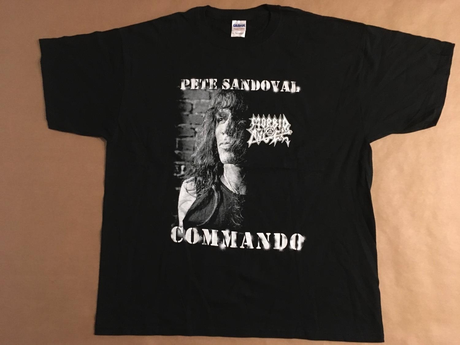 MORBID ANGEL - PETE SANDOVAL COMMANDO. T-shirt .. | Köp på Tradera ...