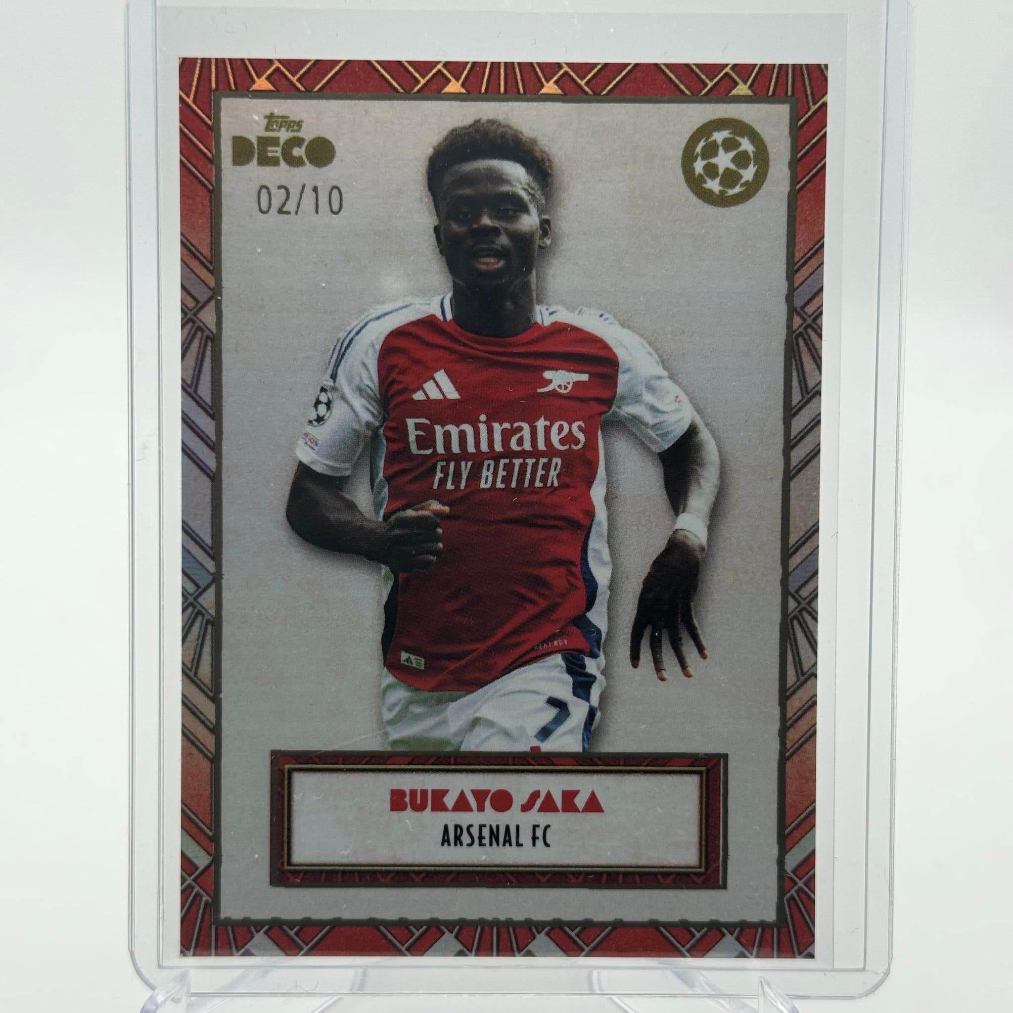 Bukayo Saka 10!! Color Match - Arsenal - Topps .. | Köp på Tradera ...