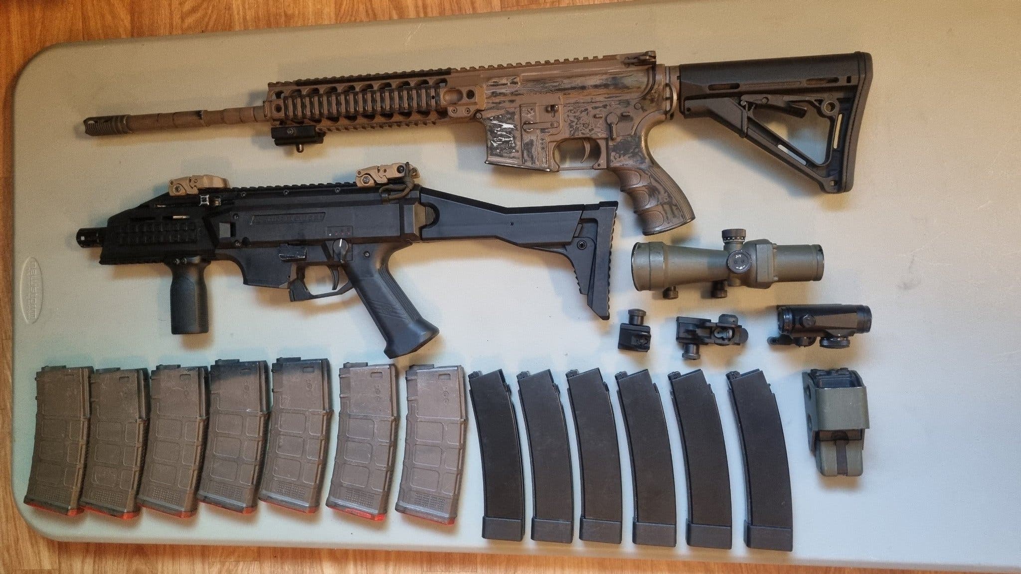 ASG CZ Scorpion EVO 3 A1 & LMT Defender 2000 Ai.. | Köp på Tradera ...