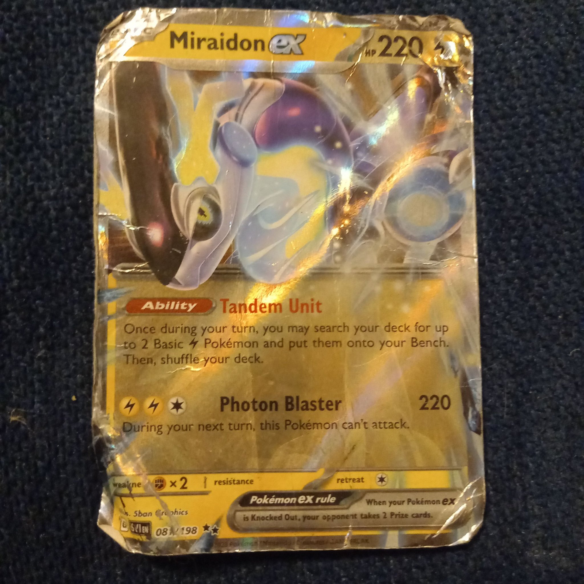Miraidon ex 81/198 Scarlet & Violet Pokemonkort | Köp på Tradera ...