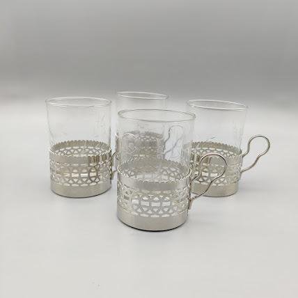 4 st Teglas - Vintage Retr.. | Köp från SakLetarHyllan på Tradera ...