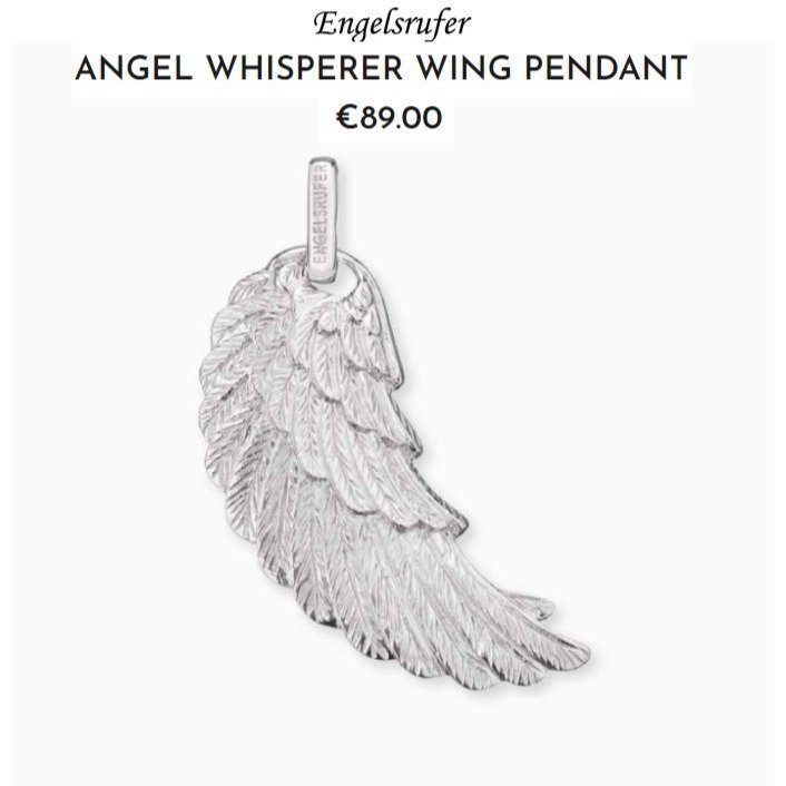 ENGELSRUFER ÄKTA SILVER HÄNGE ANGEL WHISPERER W.. | Köp på Tradera ...