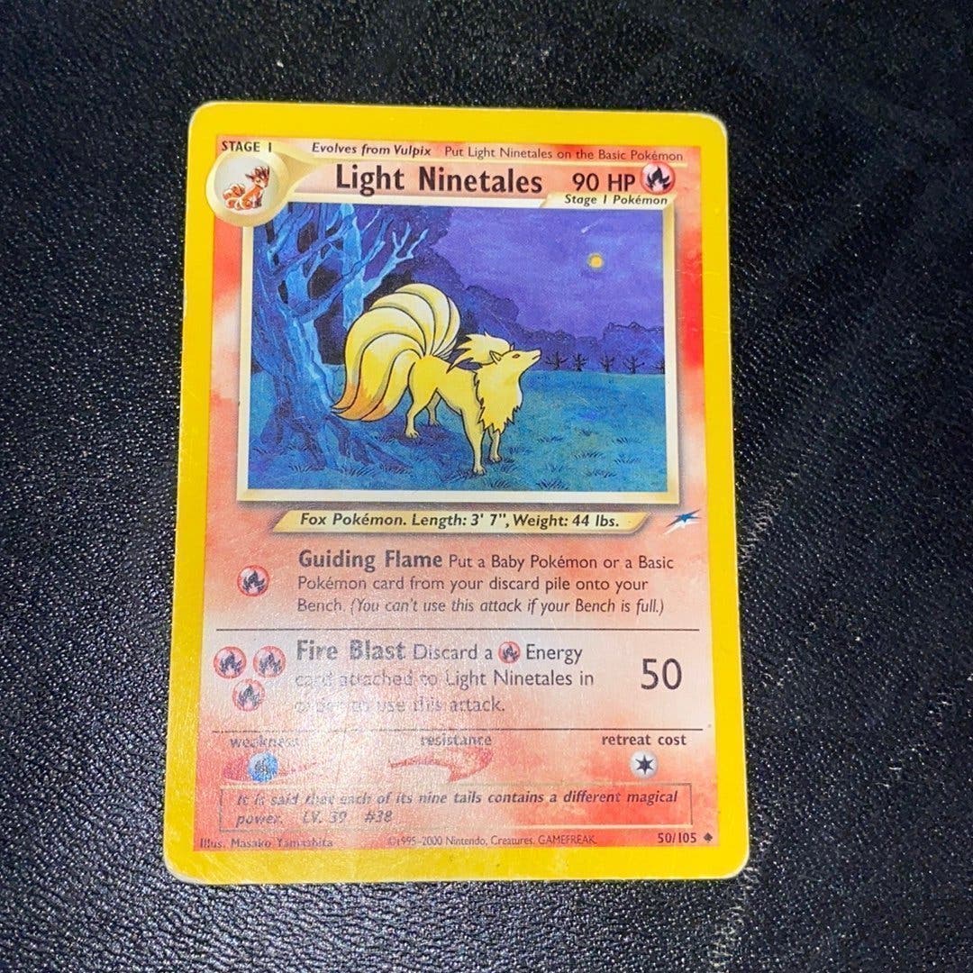 Pokemon kort Neo Destiny Light Ninetales 50/105 | Köp på Tradera ...