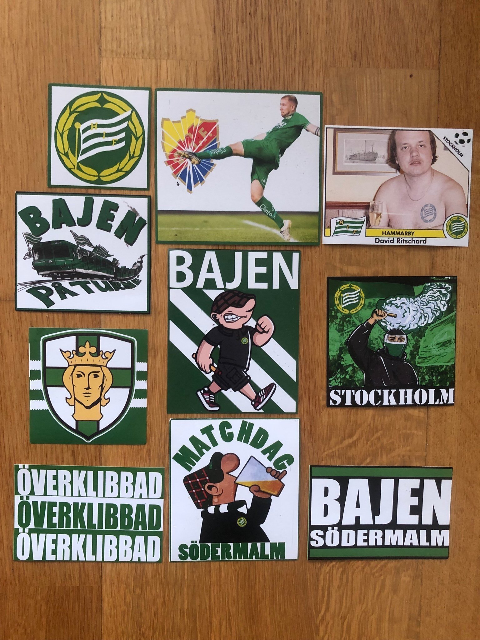 HAMMARBY BAJEN klistermärken | Köp på Tradera (625618513)