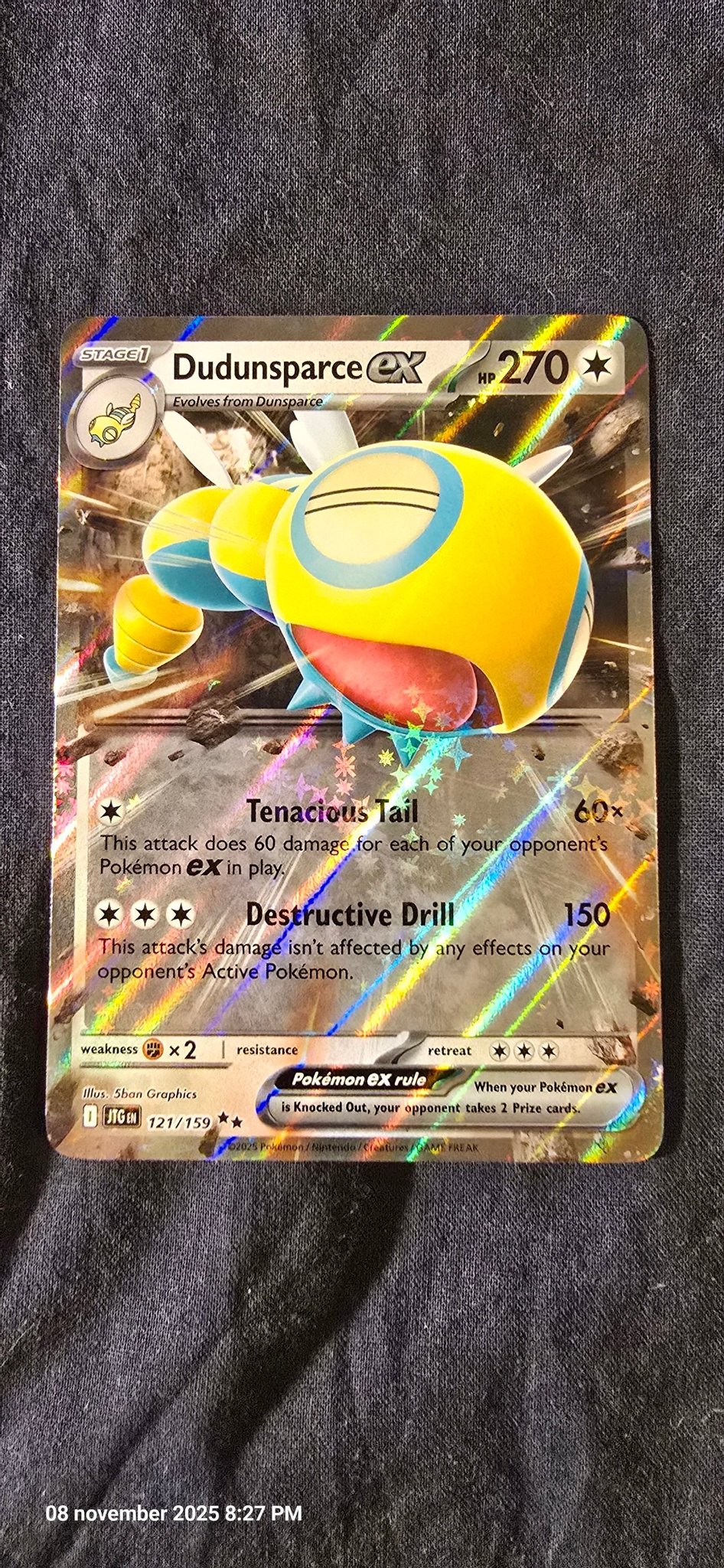 Dudunsparce ex - Pokémonkort | Köp på Tradera (701169373)