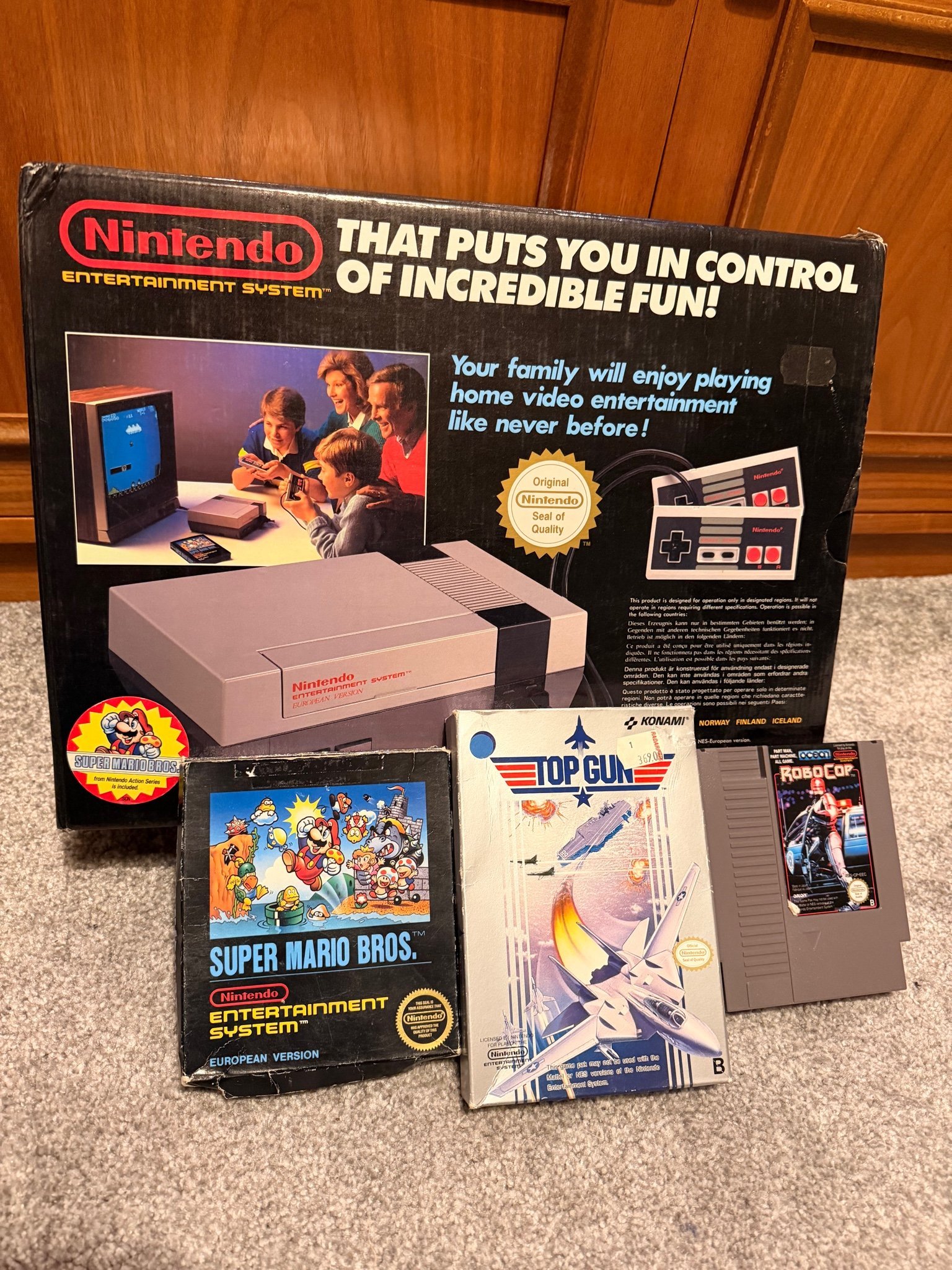 Nintendo Entertainment System (NES) med Super M.. | Köp på Tradera ...