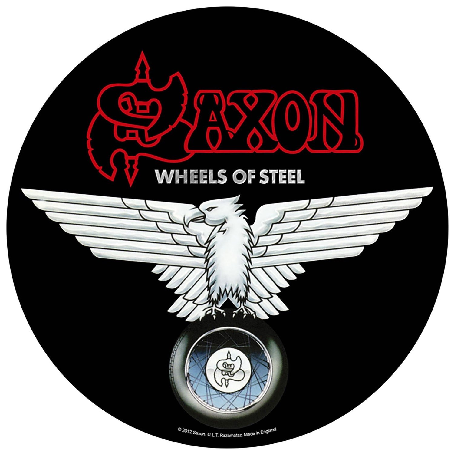 SAXON - WHEELS OF STEEL. Ryg.. | Köp från Charliesmusic på Tradera ...