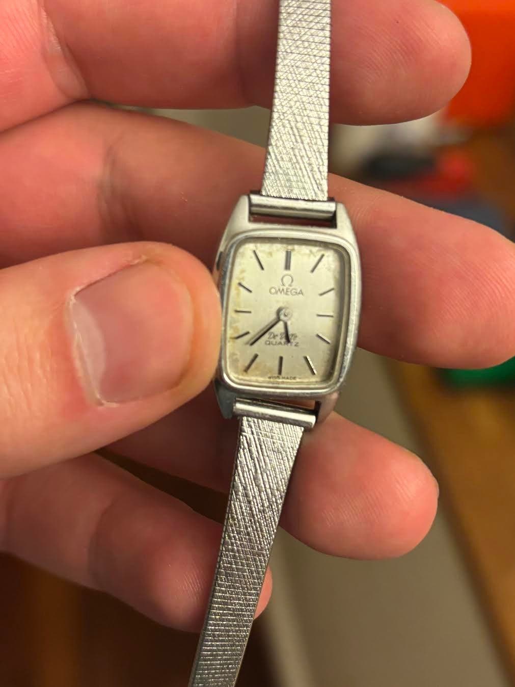 Julklapp tips Dam klocka Omega De Ville 18 mm | Köp på Tradera (704581159)