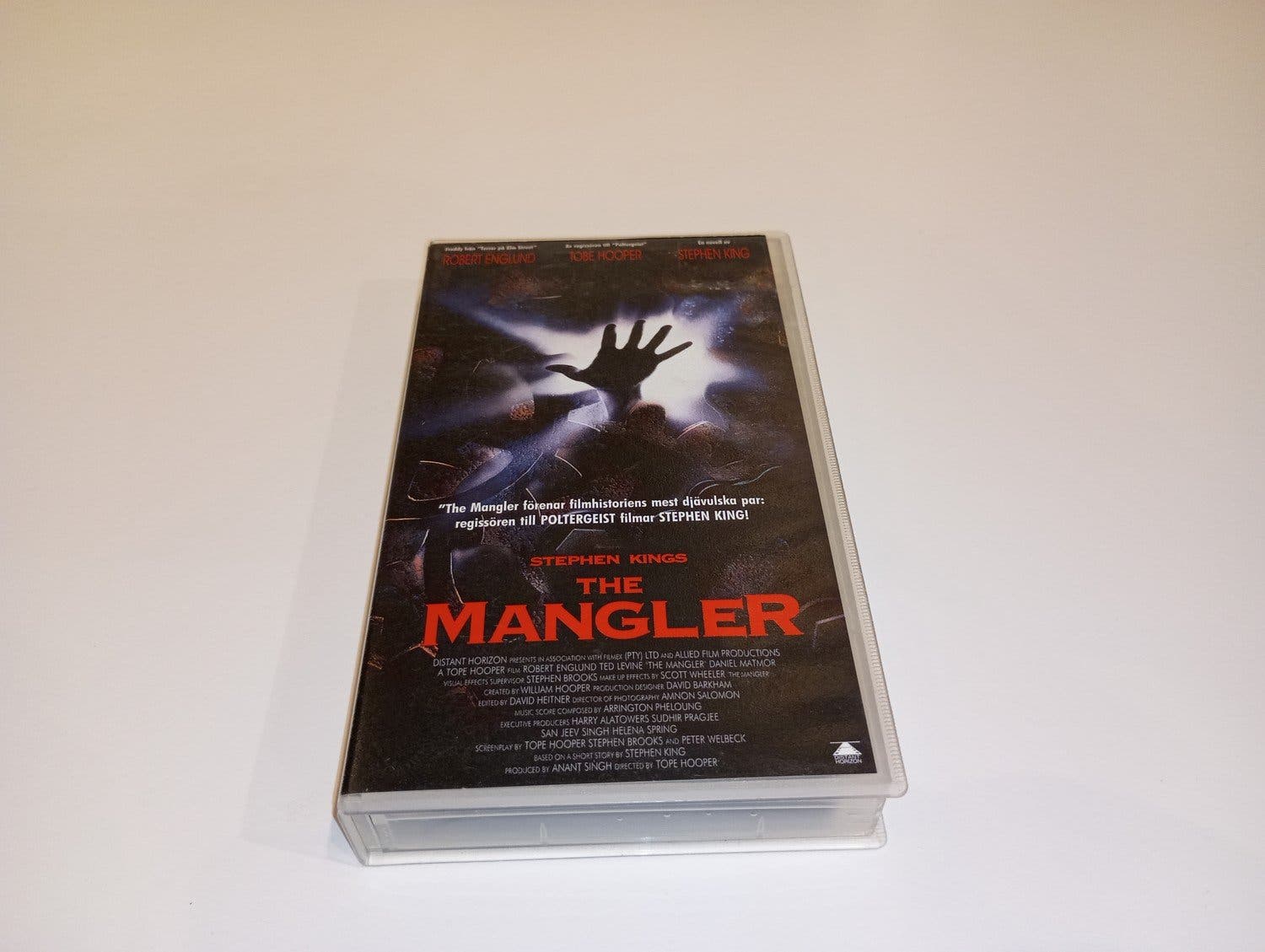 The Mangler VHS skräck film av Stephen King rys.. | Köp på Tradera ...