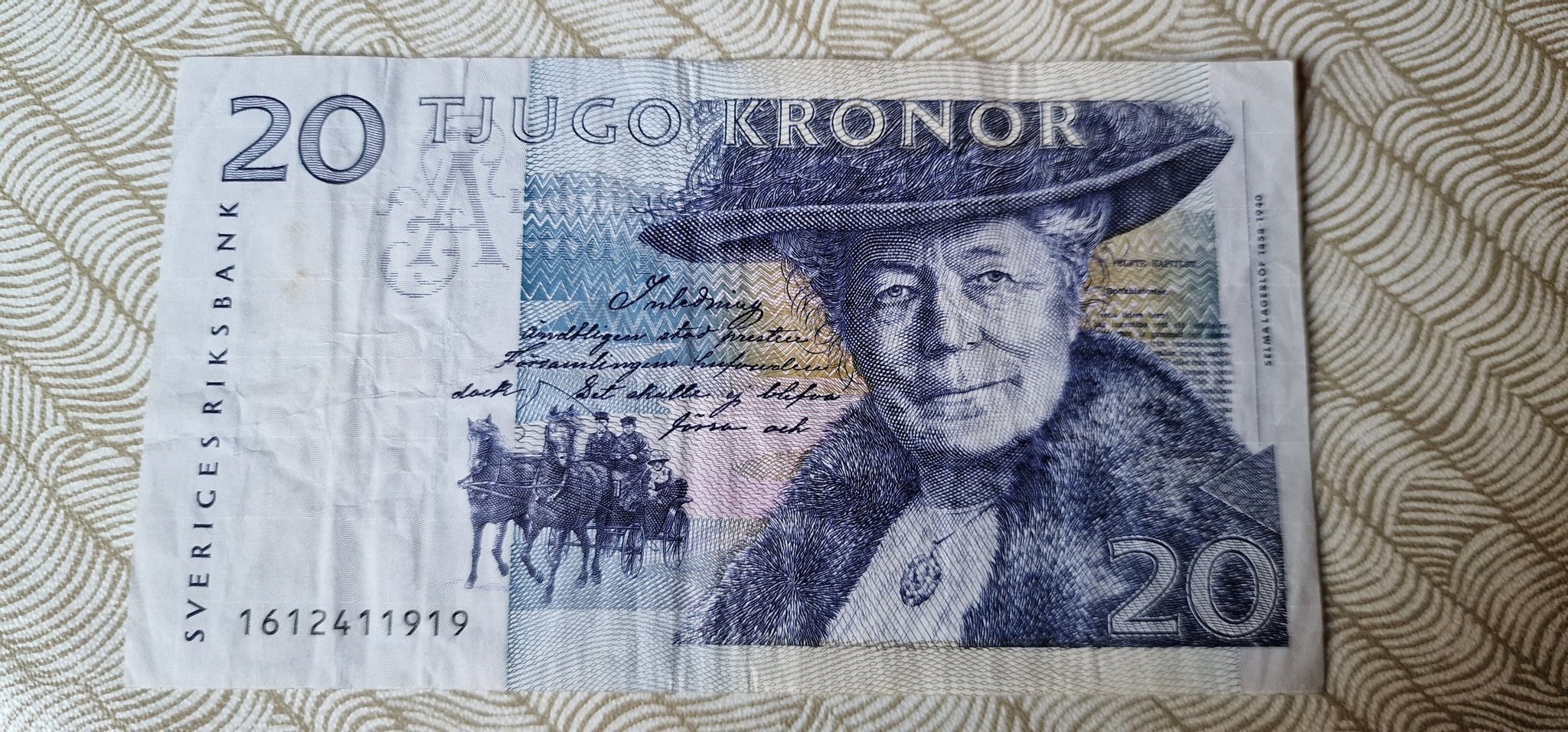 Sedel Sverige 20 kronor | Köp på Tradera (599505721)