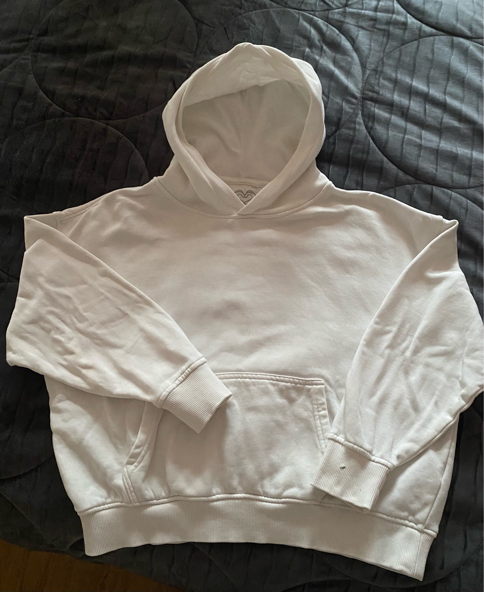 Yourturn vit hoodie, storlek 146/152 | Köp på Tradera (709860635)