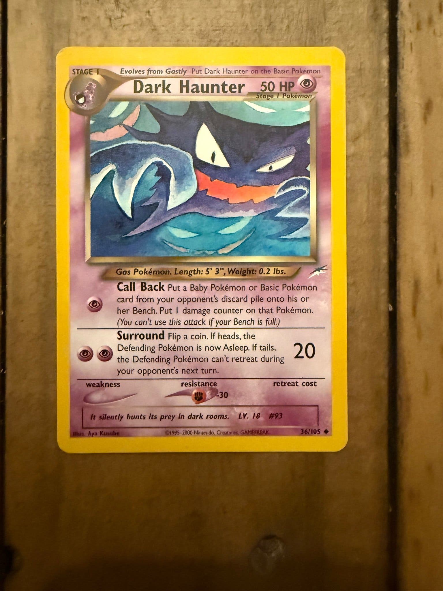 Dark Haunter Pokémonkort | Köp på Tradera (713864422)