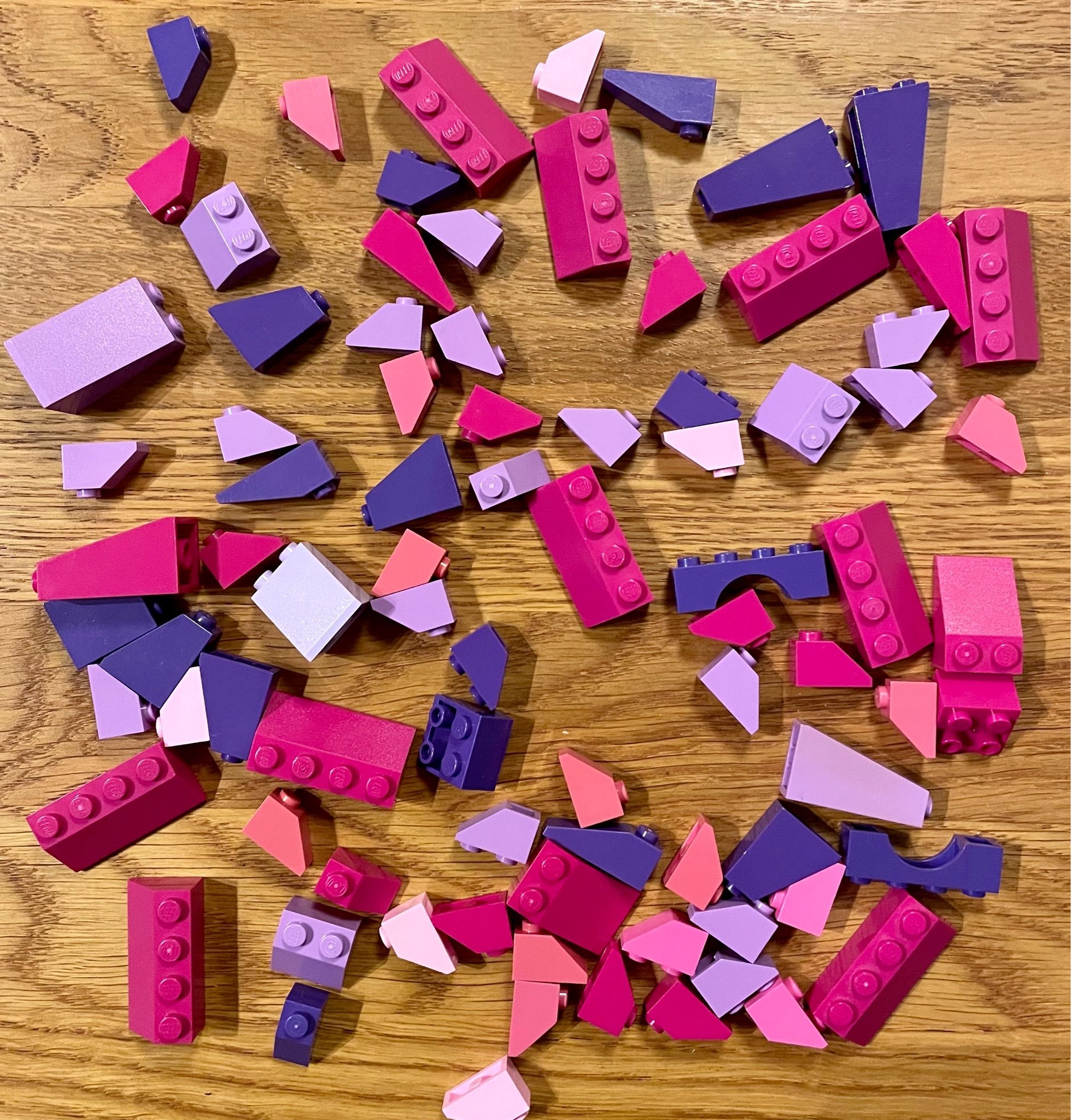 Lego lila rosa tegel tegelpannor tak takpannor .. | Köp på Tradera ...