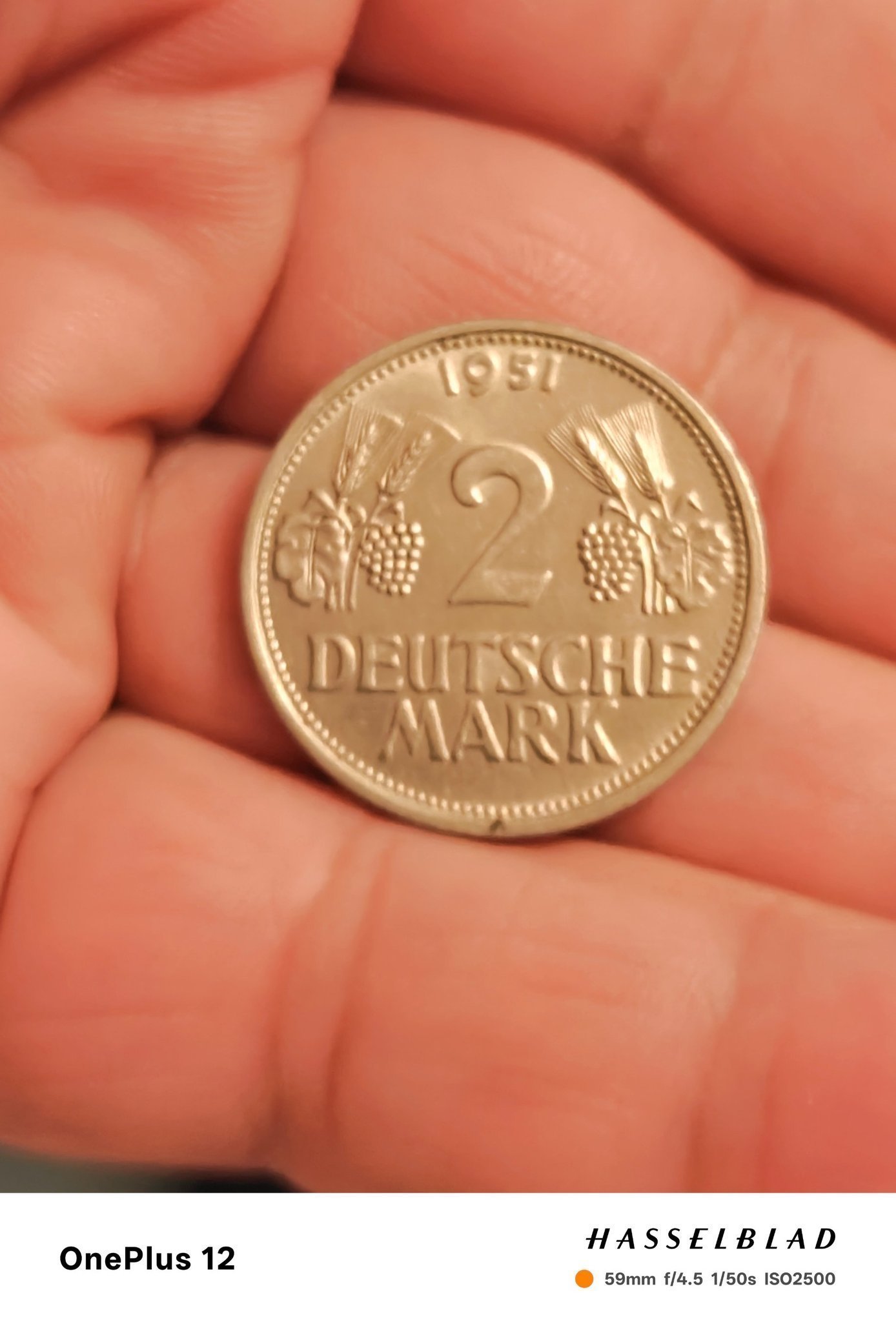 Tysk 2 Deutsche Mark 1951 G,fin exeplar | Köp på Tradera (711058675)