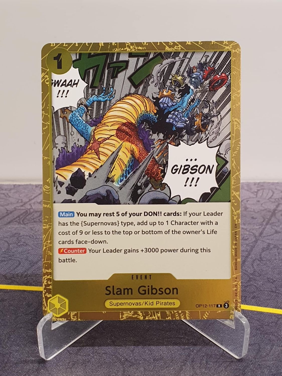 SLAM GIBSON - Holo Rare - Legacy of the Master .. | Köp på Tradera ...