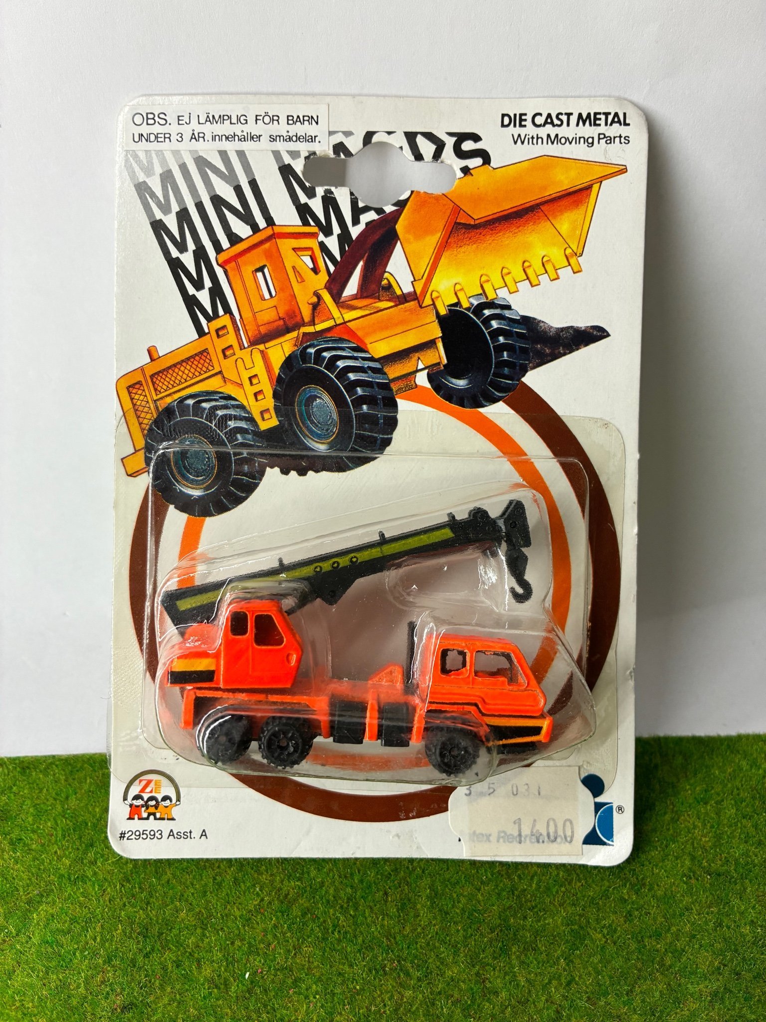 Mini Macks Die-Cast Metal Scale Model Kranbil -.. | Köp på Tradera ...