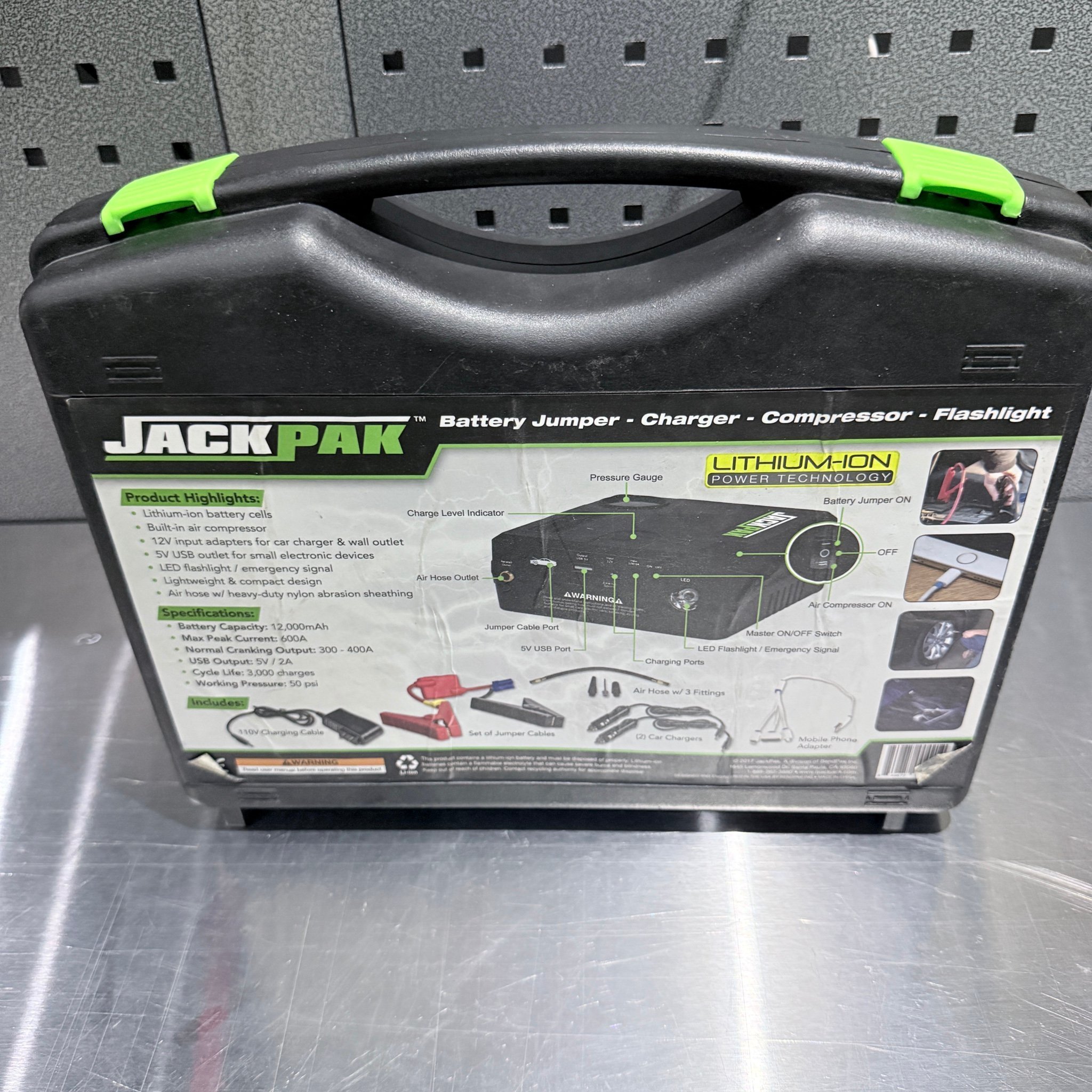 Jackpak - Starthjälp, powerbank, kompressor | Köp på Tradera (709723390)