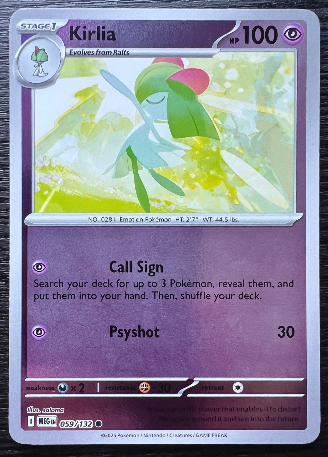 Kirlia 059/132 Pokémonkort - Mega Evolution | Köp på Tradera (696386169)