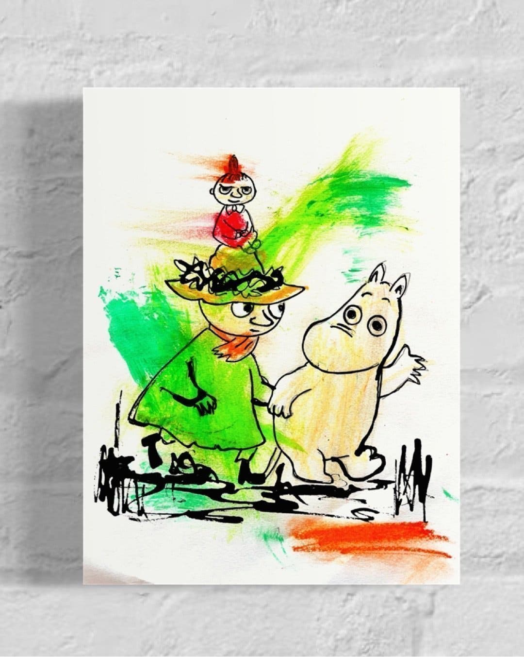 Mumin | Moomin | Målning | Konst | Retro | Nost.. | Köp på Tradera ...