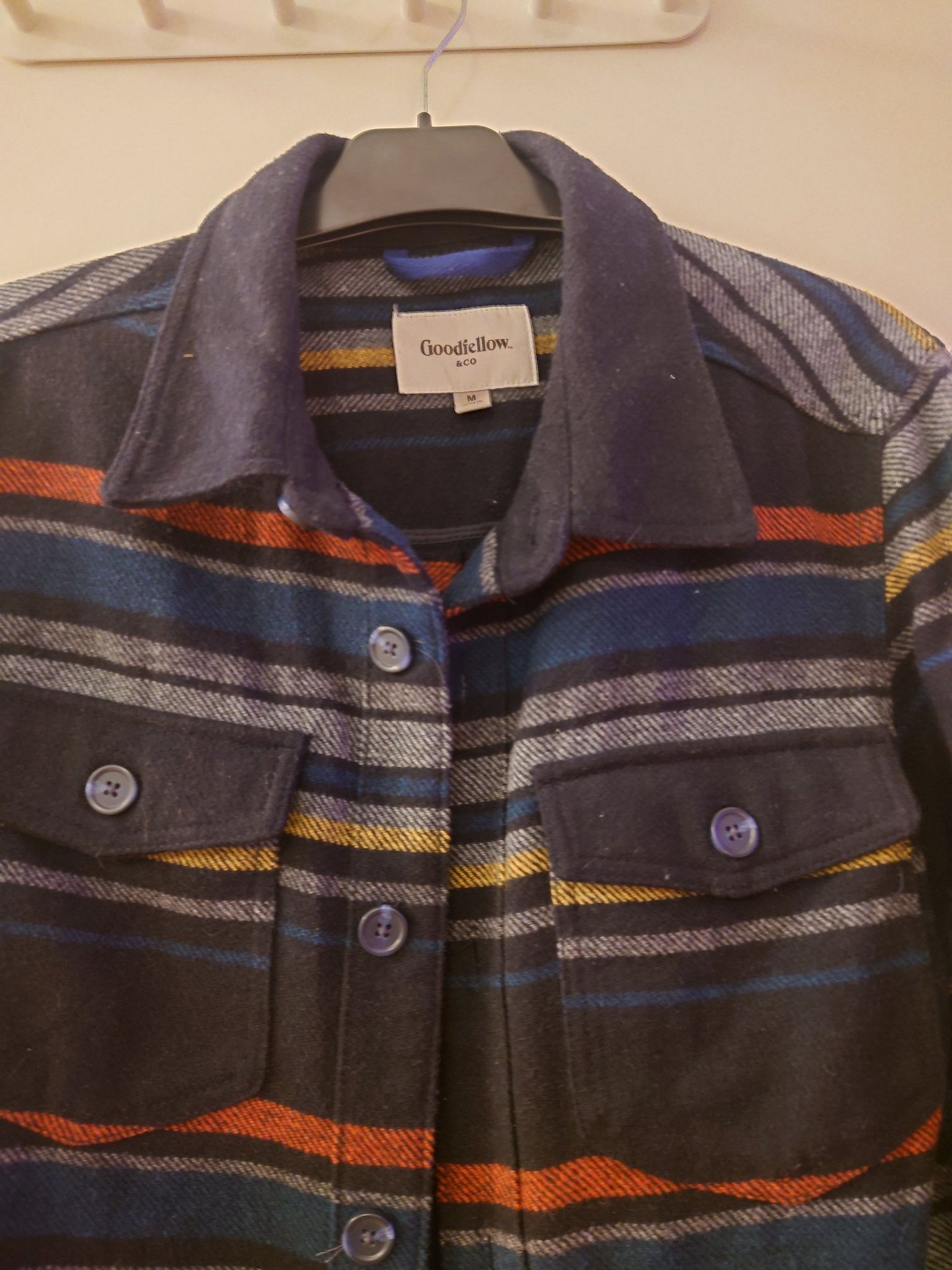 Goodfellow & Co flerfärgad skjortjacka, storlek M | Köp på Tradera ...