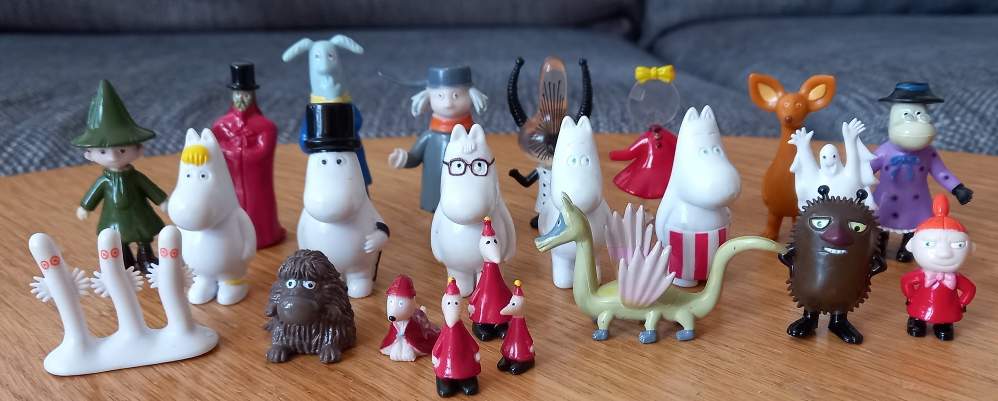 Mumin Moomin figurer (Lilla My Snorkfröken Snusmumriken Muminmamman ...