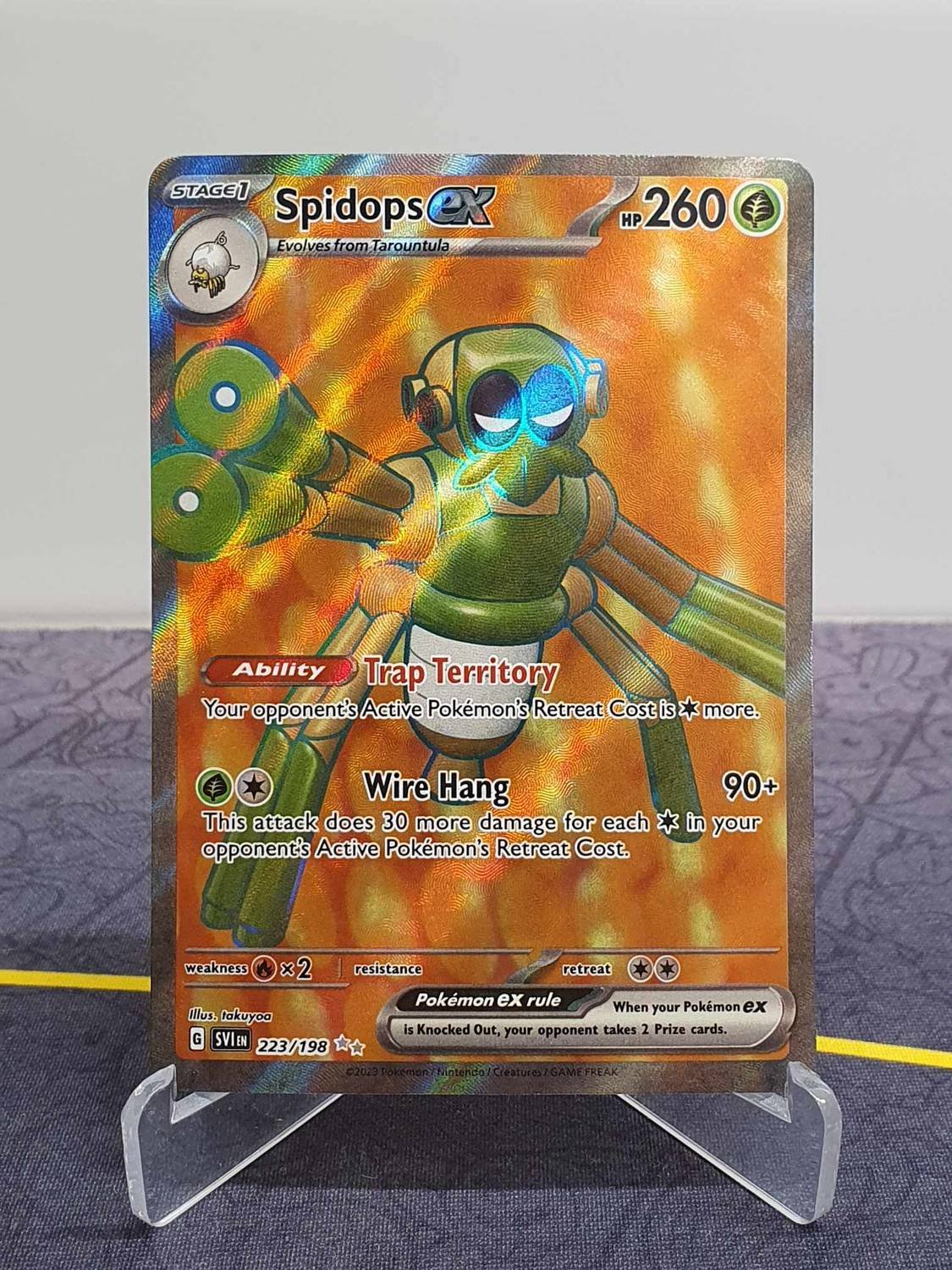 SPIDOPS EX 223/198 - Ultra Rare Full Art - Scar.. | Köp på Tradera ...