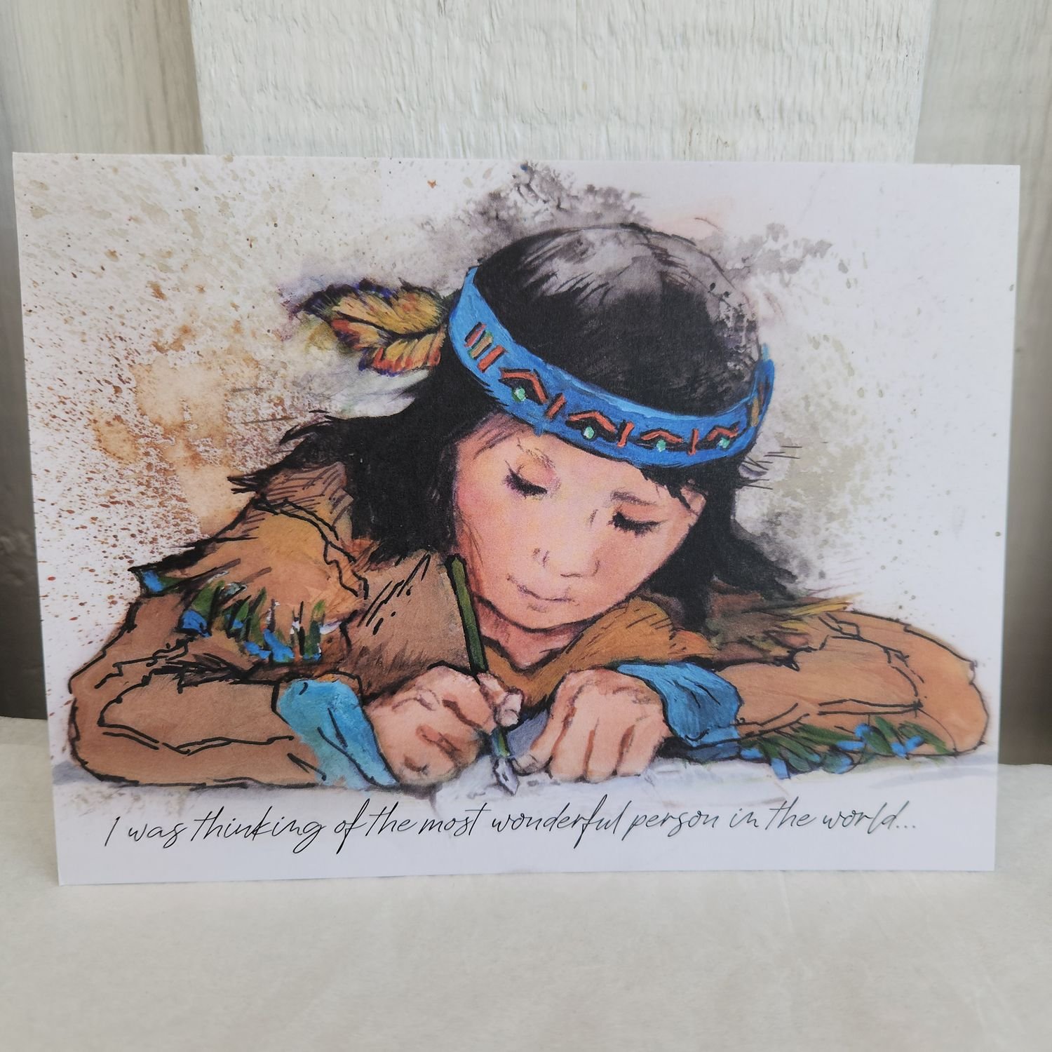 Native American Greeting Card - Most Wonderful .. | Köp på Tradera ...