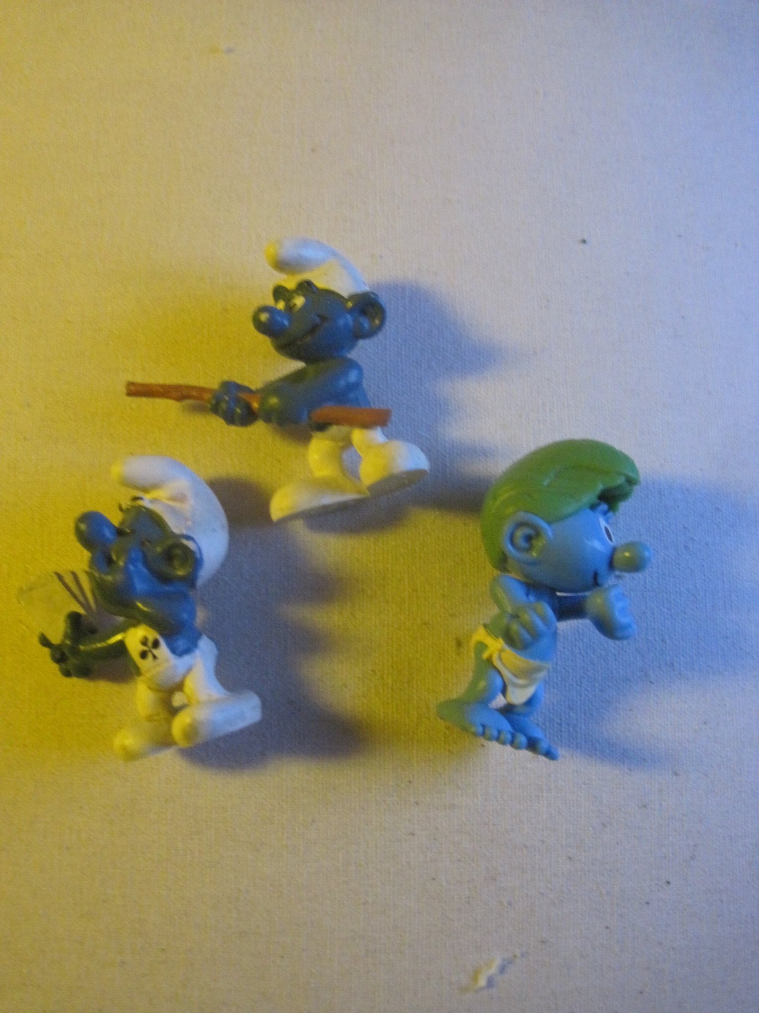 Tre Smurf figurer från 70-talet Tillverkade Väs.. | Köp på Tradera ...