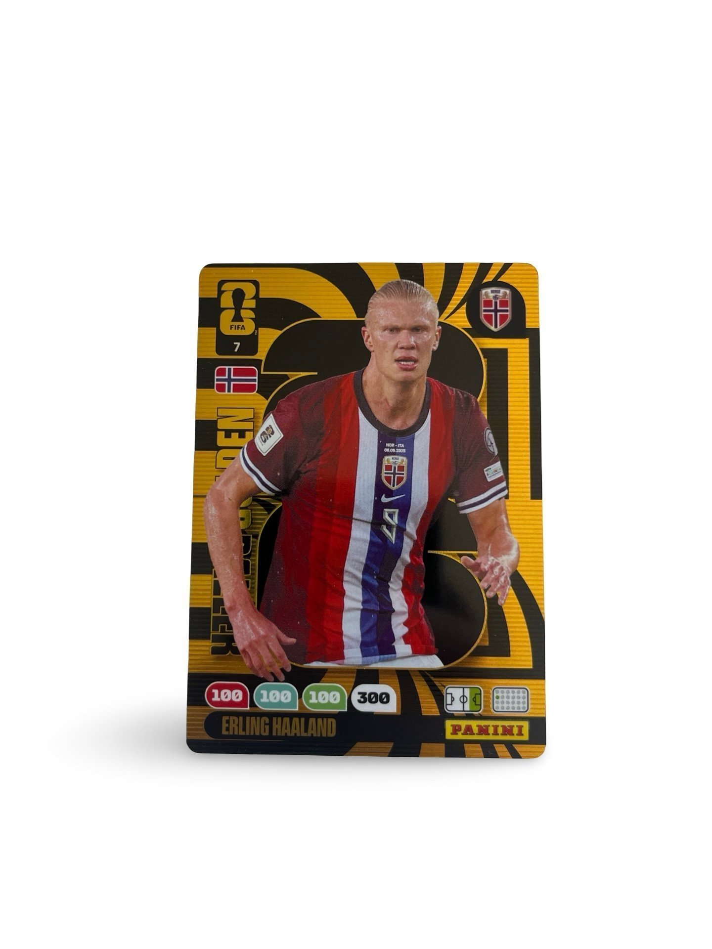 WOW! NYHET! GOLDEN BALLER ERLING HAALAND PANINI.. | Köp på Tradera ...