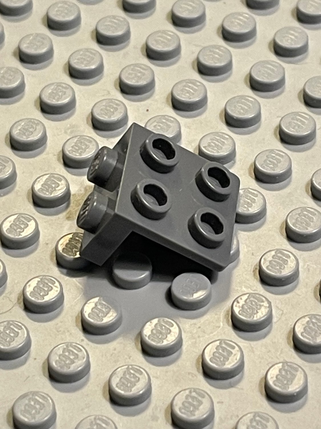 LEGO Angle Plate 1X2 / 2X2 (44728) Dark Stone G.. | Köp på Tradera ...