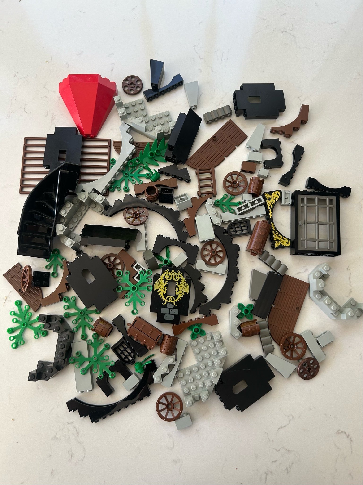 Lego Borg slott mur castle riddare classic retr.. | Köp på Tradera ...