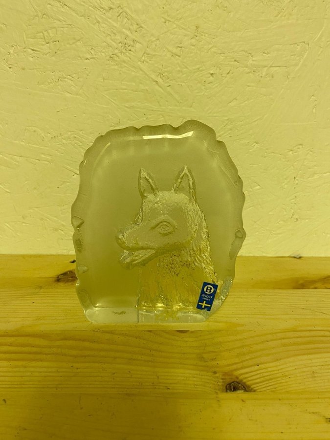 Bergsdala Glasdjur - Varg Varghuvud | Köp från HARAB på Tradera (643934016)