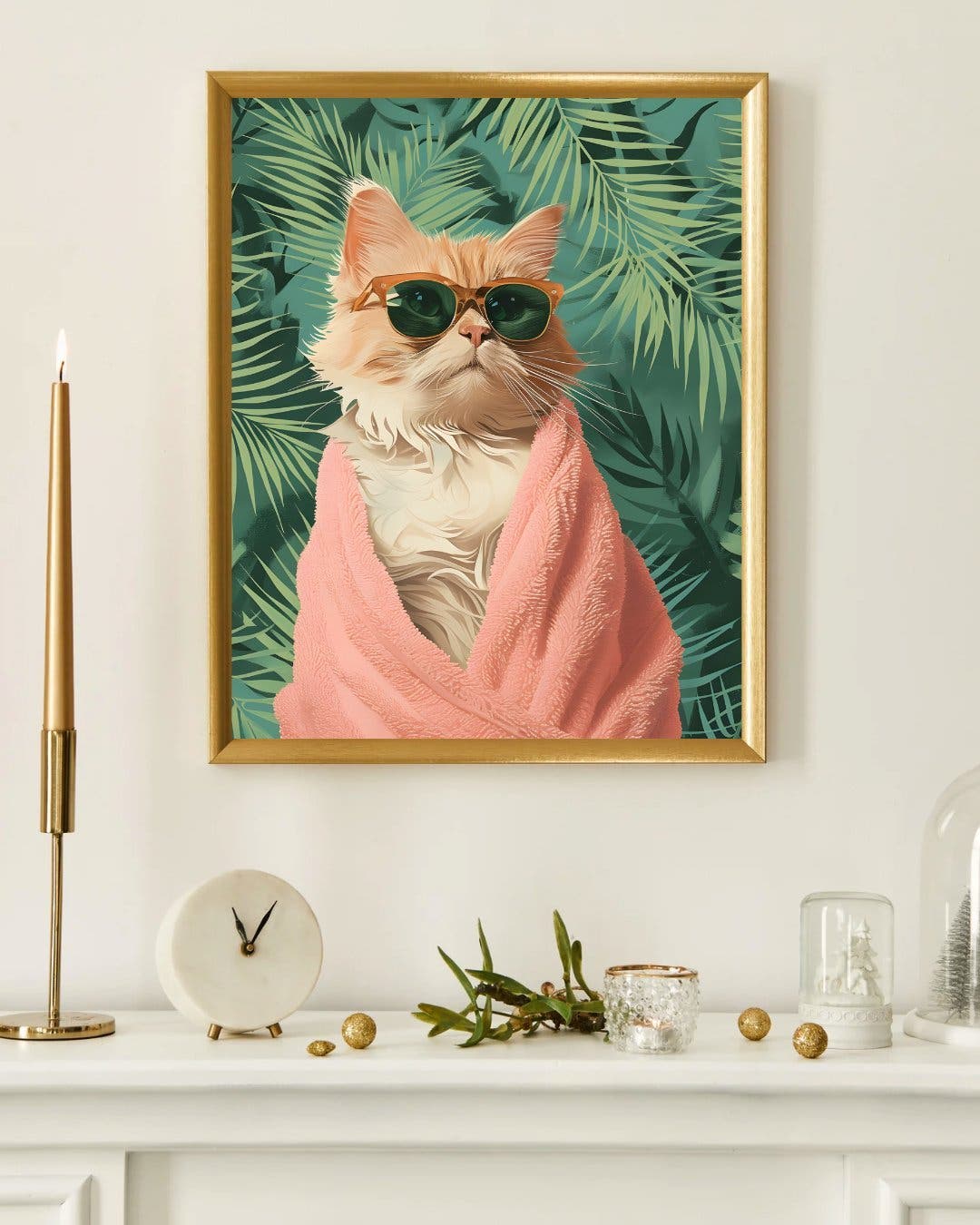 Katt Poster i Handduk 5.. | Köp från Din-Poster-Paradis på Tradera ...