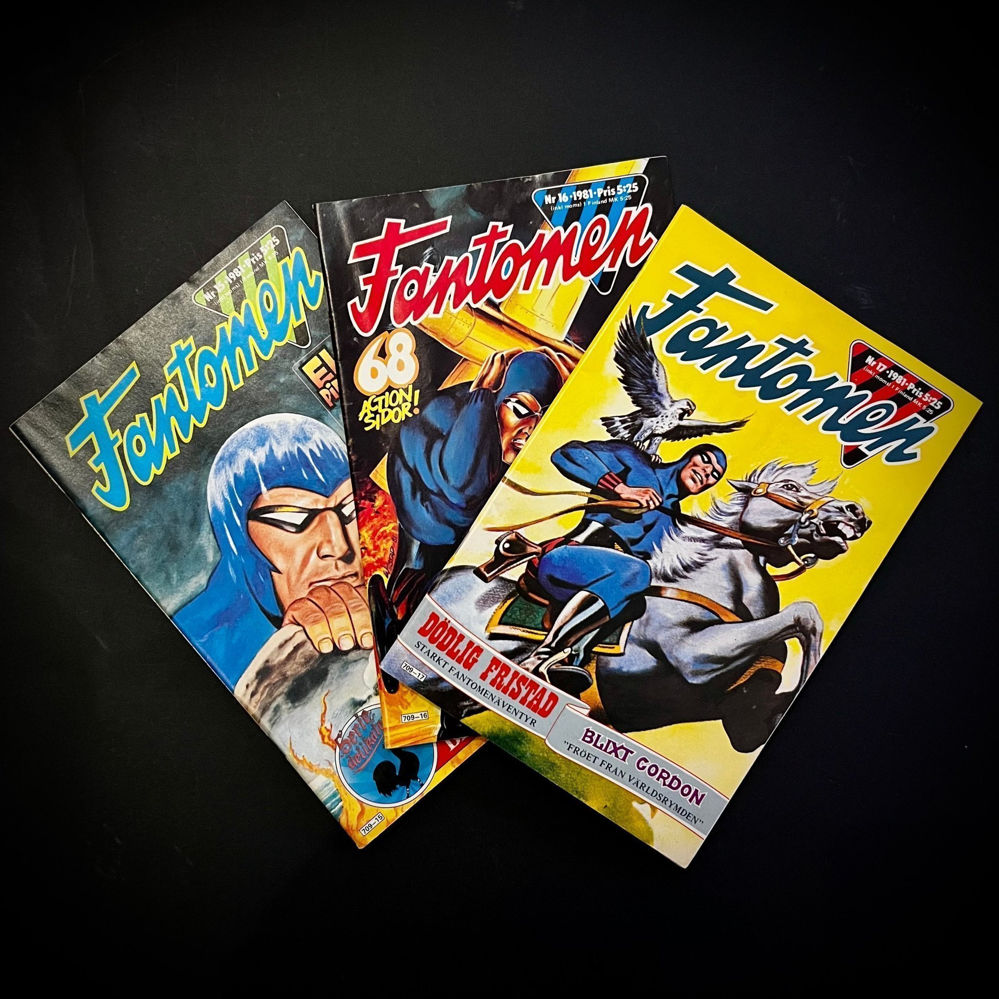 Fantomen 1981 Nr 15, Nr 16 & Nr 17 TOPPEX! | Köp på Tradera (698715534)