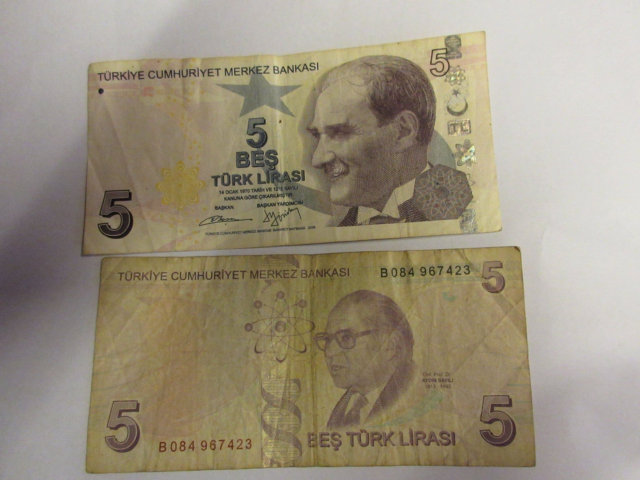 2 x 5 Turkiska Lira | Köp på Tradera (654156634)