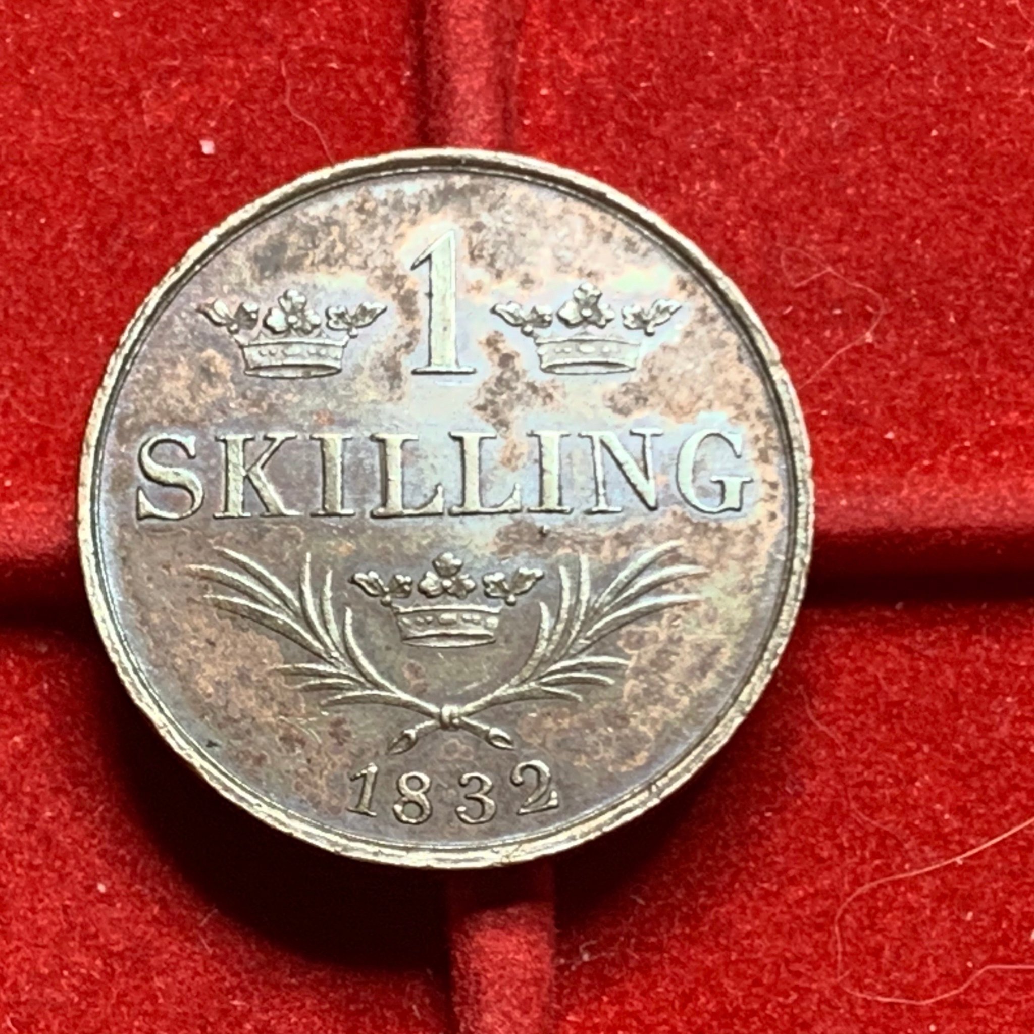 1 Skilling - 1832 (Palmkvist) | Köp på Tradera (698643970)