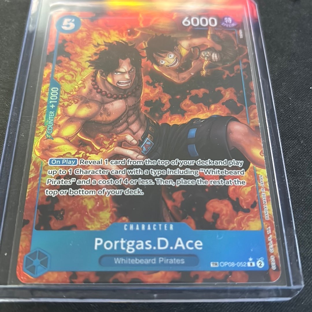 One Piece Card Game Portgas D. Ace OP08-052 SR | Köp på Tradera (721241556)