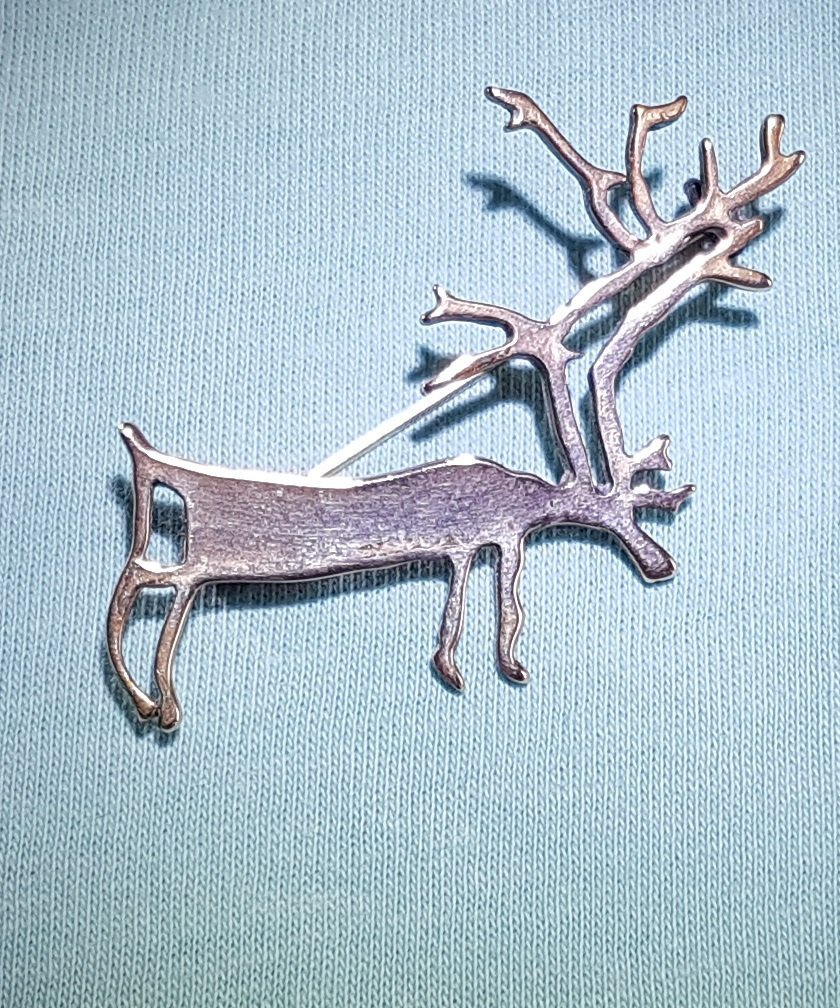 Unik Brosch Samisk Symbol REN Roland Lantz TANA | Köp på Tradera ...