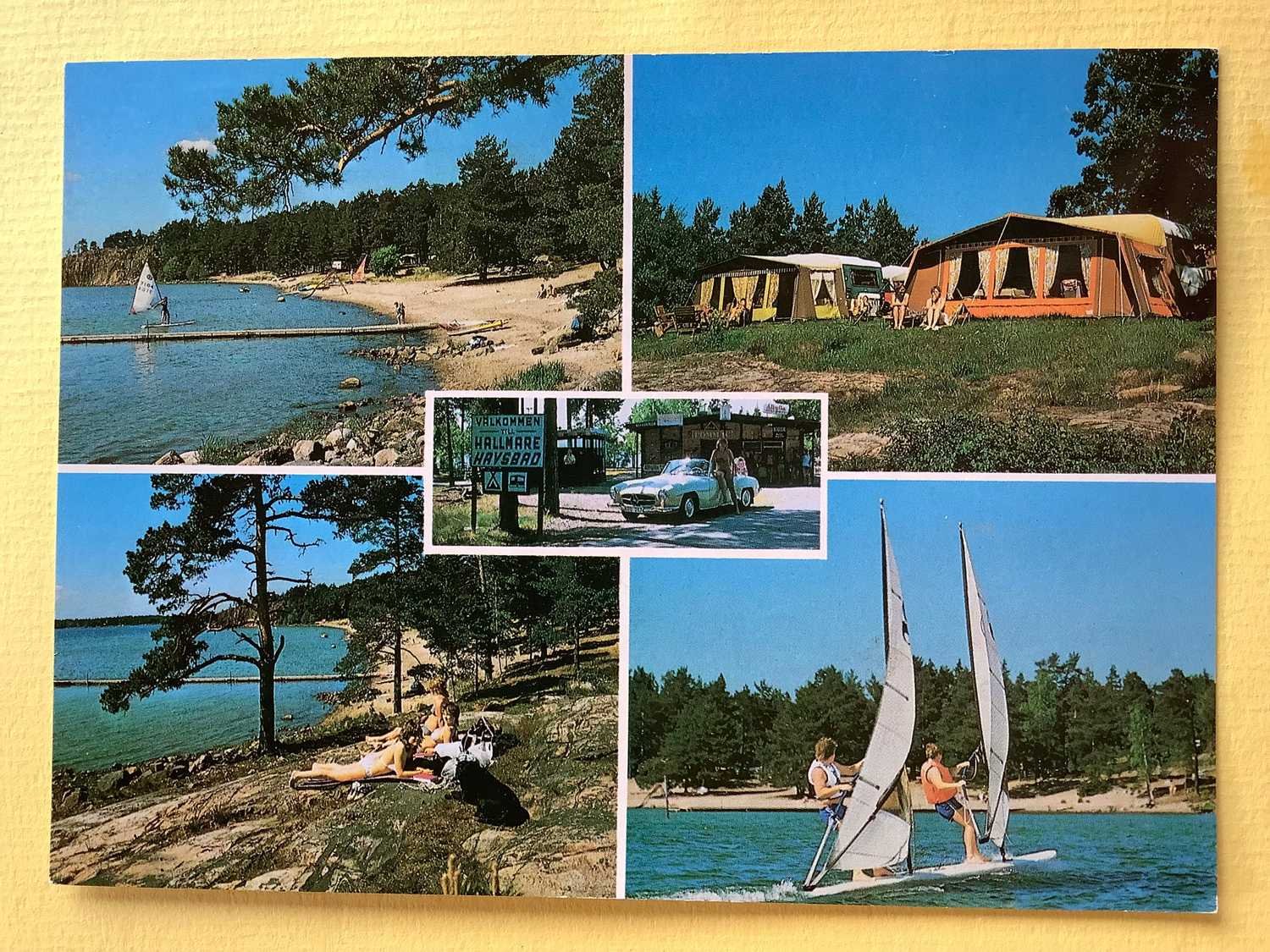 Kort Halllmare Havsbad Loftahammar Camping | Köp på Tradera (609818167)