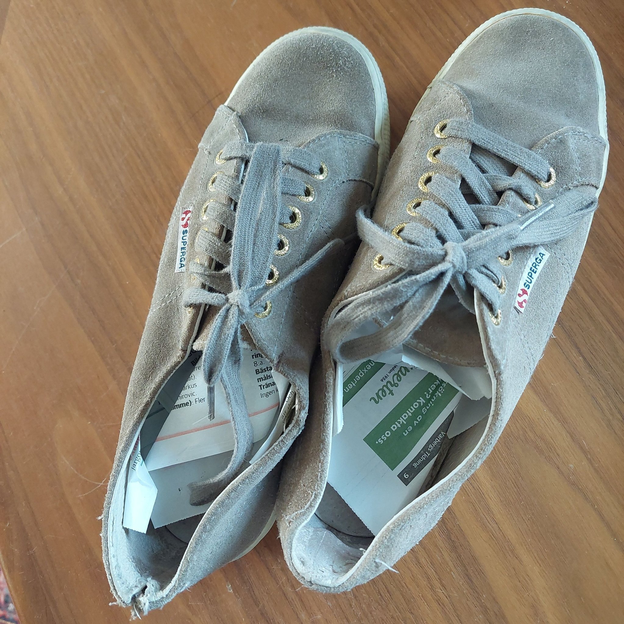 Superga Platform Sneakers Grå 39 | Köp på Tradera (713540367)