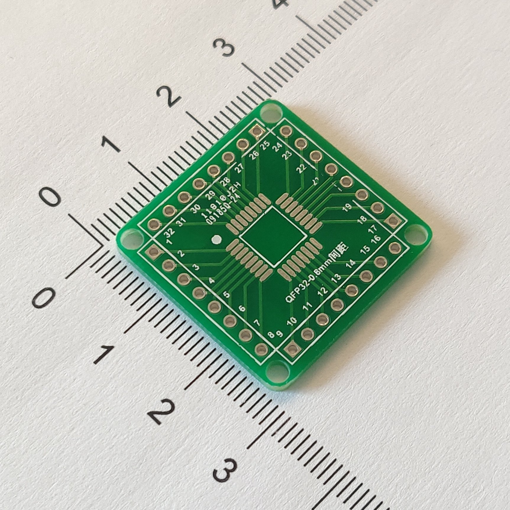 3st QFP QFP32 PLCC PLCC32 breakout PCB adapterk.. | Köp på Tradera ...